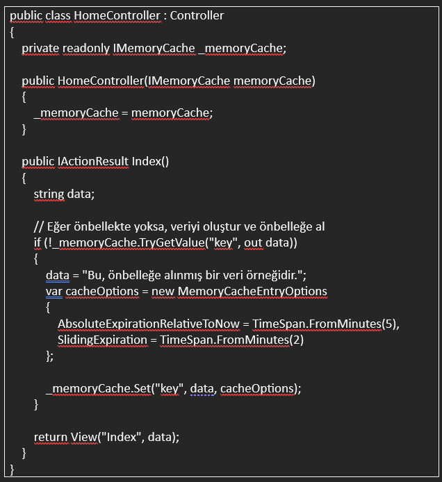 Increase Performance with ASP.NET Core MVC: IMemoryCache Usage and Best Practices